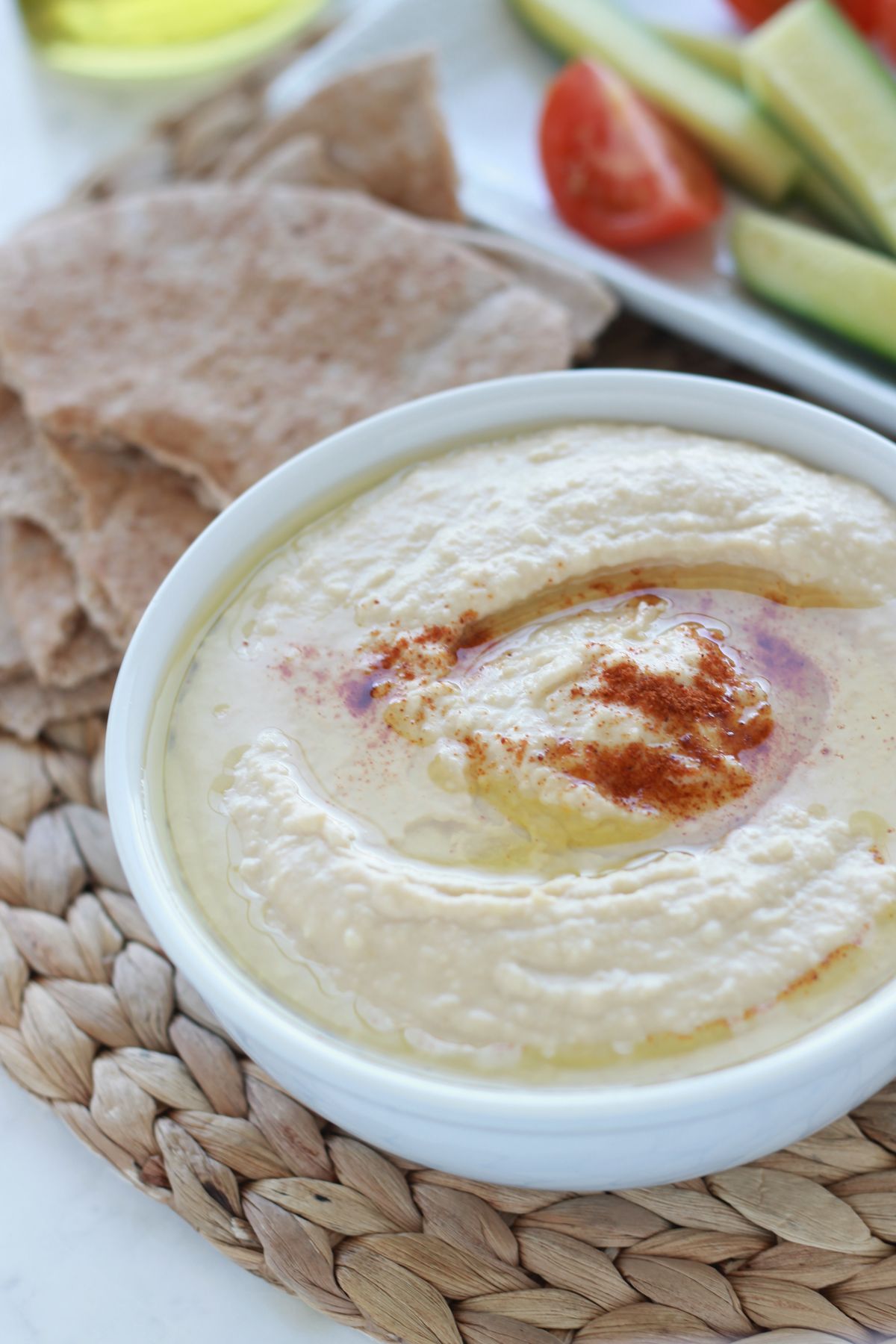 Houmous puree de pois chiches - Cuisine Culinaire