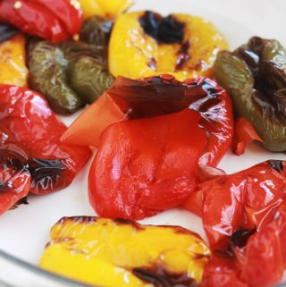 Poivrons au four, rôtis ou grillés - Cuisine Culinaire
