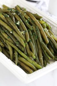 Haricots verts sautés au beurre, ail et persil - Cuisine Culinaire