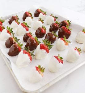 Fraises enrobées de chocolat, recette facile rapide - Cuisine Culinaire